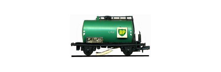 Detailseite Schienenreinigungswagen, Katalognummer Herkat 1402 "BP" - www.spur-n-modellbahn.de